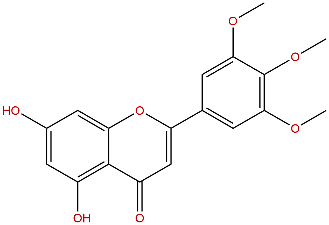 5,7-dihydroxy-3',4',5'-trimethoxyflavone | CAS:18103-42-9 | 成都普瑞法科技开发有限公司